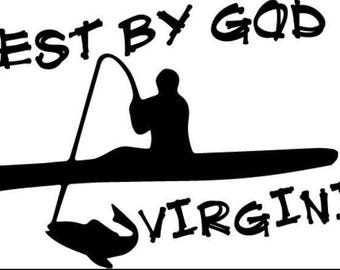 Kayak fishing decal | Etsy