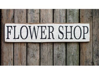 Flower shop sign | Etsy