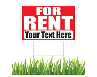 For rent sign | Etsy