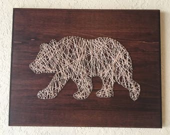 Bear string art | Etsy
