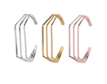 Open cuff bracelet | Etsy