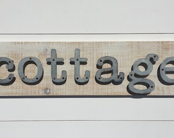 Cottage wood sign | Etsy