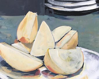 Ninja Shhh Original Acrylic Painting 16x20