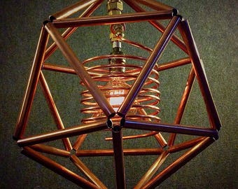 Icosahedron lamp | Etsy