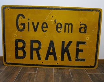 Vintage road sign | Etsy