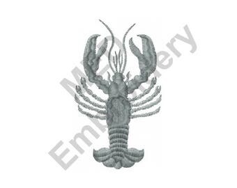 Crawfish embroidery | Etsy