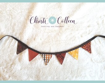 Autumn bunting | Etsy