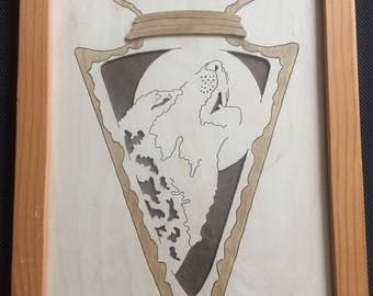 Wolf arrowhead | Etsy