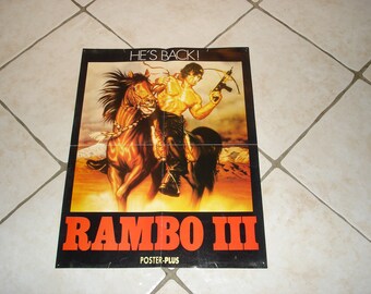 Rambo portrait counted Cross Stitch Pattern Sylvester Stallone