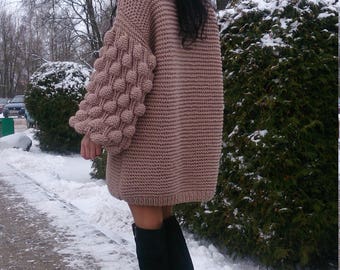 Hand knit sweater | Etsy