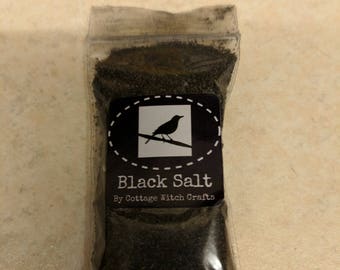 Witches Black Salt Ritual Salt Protection Salt Witchcraft