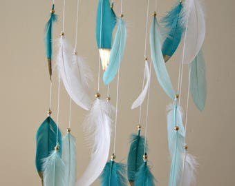 Feather mobile | Etsy