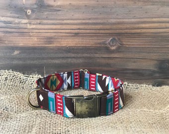 Aztec dog collar | Etsy