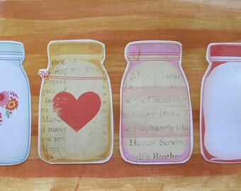 Mason jar cards | Etsy