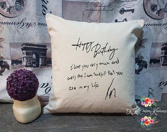 Message pillow | Etsy