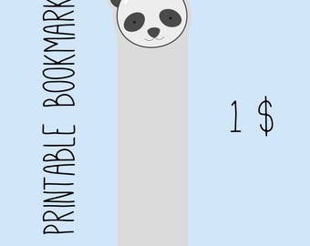 crochet Panda bookmark 98 Panda Bear Cute bookmark