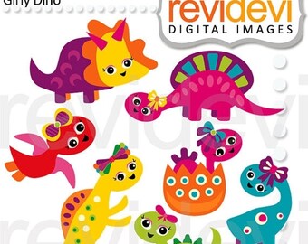 Dinosaur Clipart Personal and Limited Commercial Use Dino