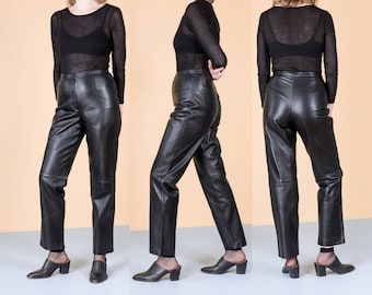 Leather pants | Etsy