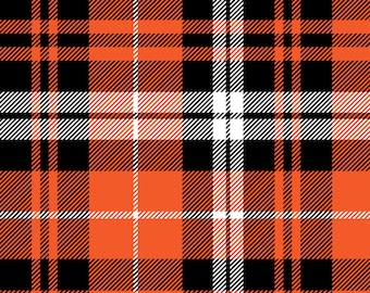 Fall plaid fabric | Etsy
