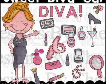 Divas clipart | Etsy