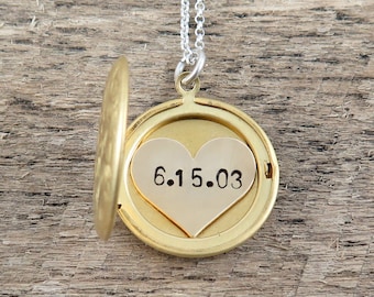 Personalized locket | Etsy