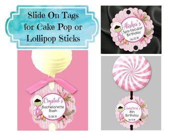 Cake pop tags | Etsy