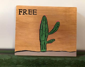 Cactus sign | Etsy