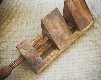 Antique wood clamp | Etsy