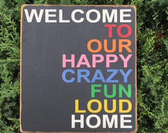 Funny welcome sign | Etsy