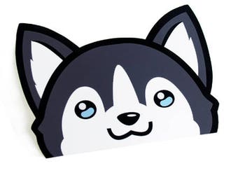 Husky sticker | Etsy