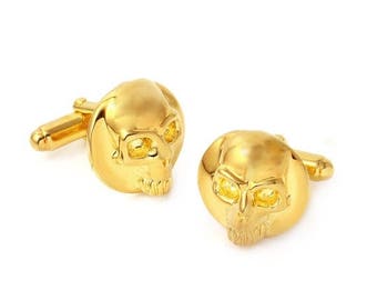 Solid gold cufflinks | Etsy