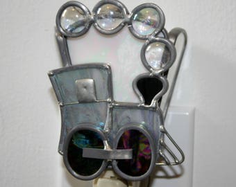 Stained glass art for the home office & by ShellysGlassStudio