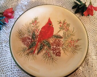 Cardinal plate | Etsy