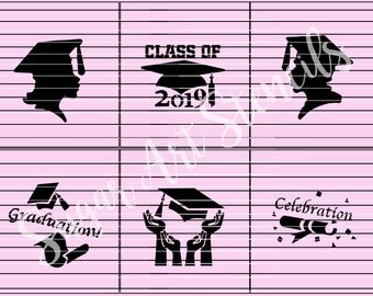 Graduation stencils | Etsy