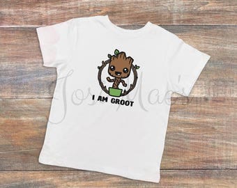 Baby groot shirt | Etsy