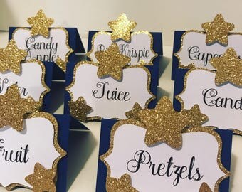 Star place cards | Etsy