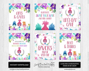 Trolls welcome sign | Etsy