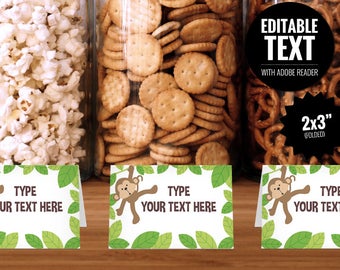 Jungle table tents | Etsy