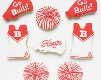 Cheerleading cookies | Etsy