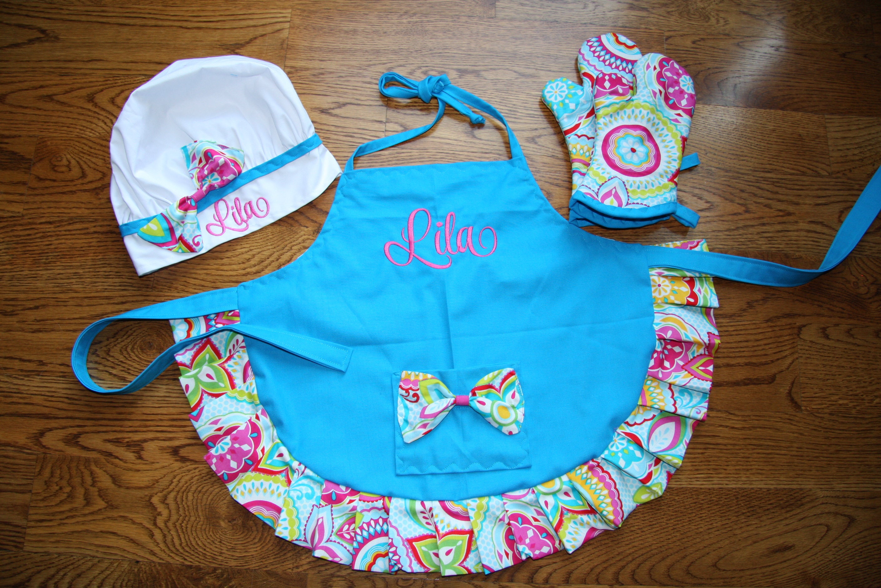 Made to Order Custom Embroidered Aprons Personalized Aprons