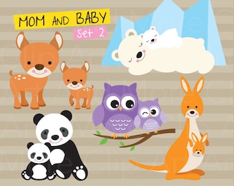 Baby animals clipart | Etsy