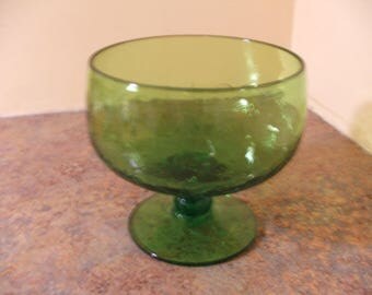 Amberina glass vase | Etsy