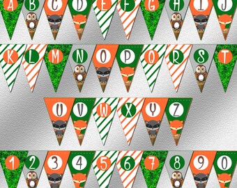 Woodland banner | Etsy