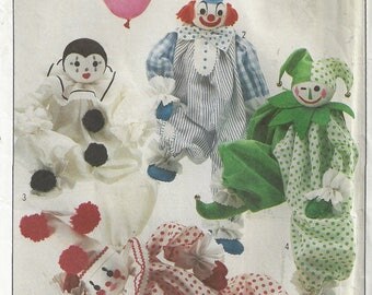 Clown sewing pattern | Etsy