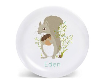 Squirrel plate | Etsy