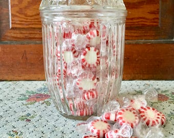Glass candy jar | Etsy