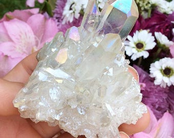 Iridescent crystal | Etsy