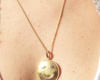 Smile necklace | Etsy