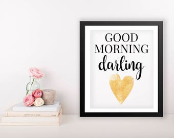Good morning darling | Etsy