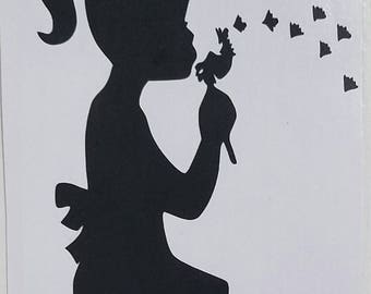 Girls room art Nursery Wall Art Dandelion Girl Girl